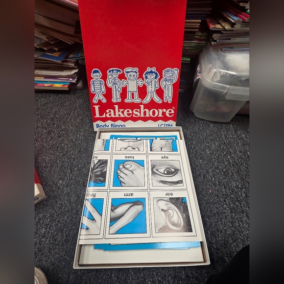 Lakeshore | Games | Lakeshore Body Bingo Game Red And Blue | Poshmark